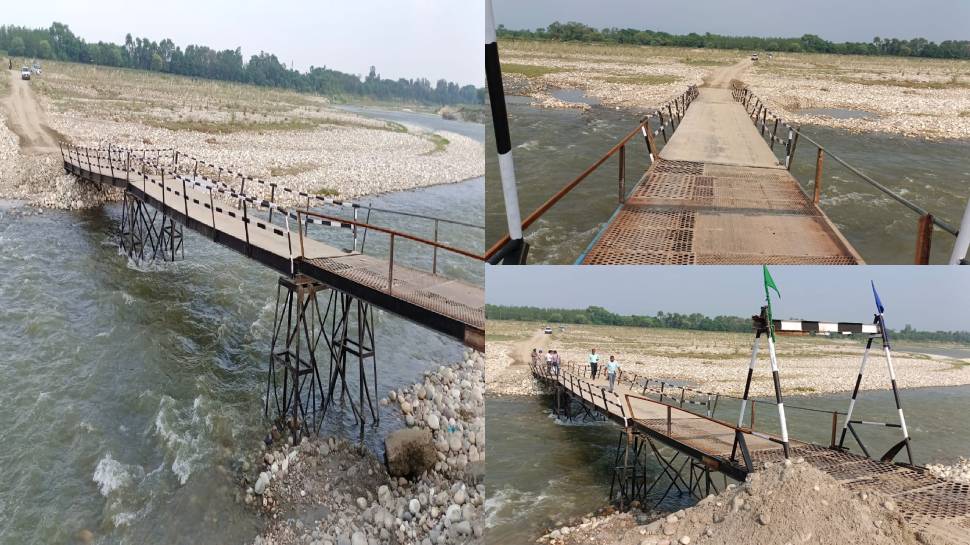 People made temprory bridge in Village Bhalrhi, know why-KKRPH | ਸਵਾਂ ...