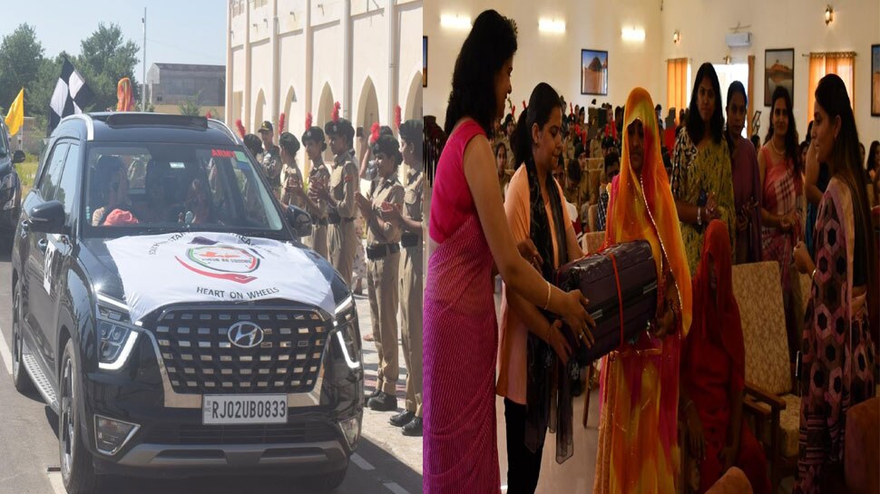 All Women Car Rally reached Jaisalmer, interacted with Veer Naris ...