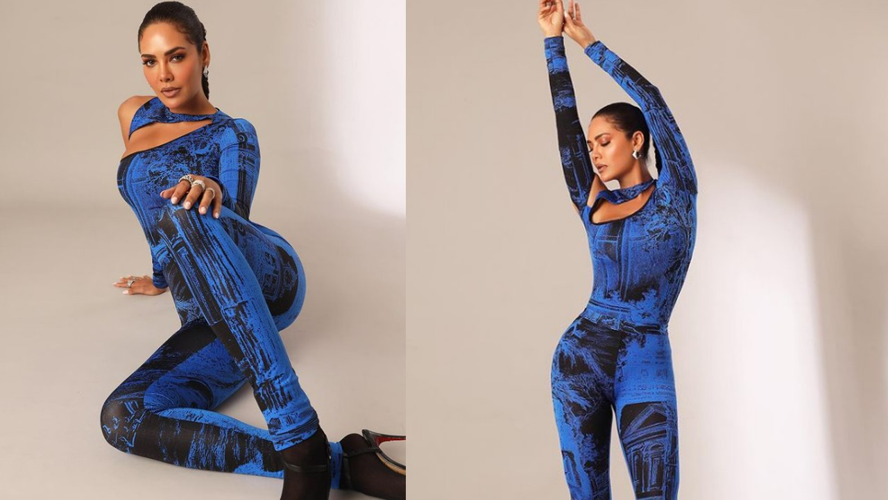 hot actress Esha Gupta in blue tight dress bold video viral increase ...