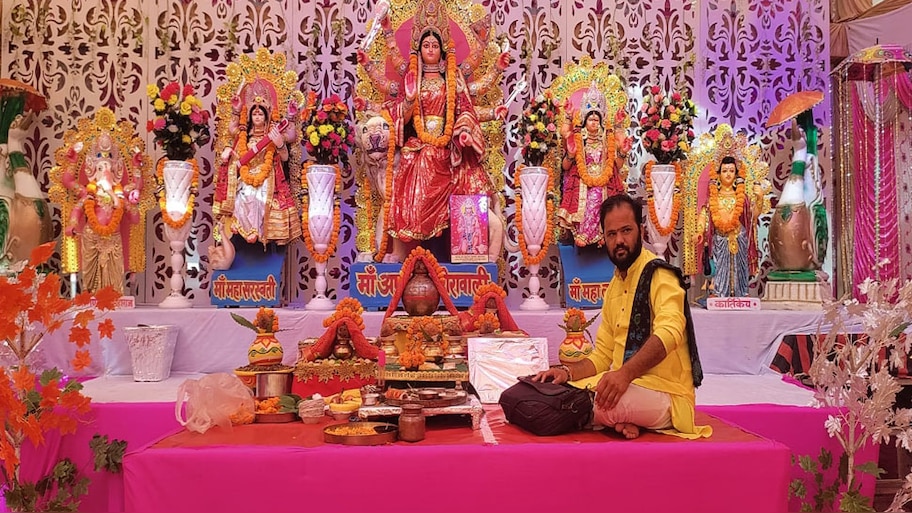 sikar Sri Madhopur Devotees gathered in the temples of Mother Goddess ...