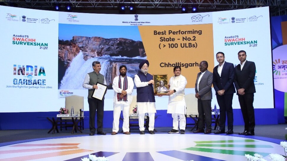 Chhattisgarh got second prize for best performing state 11 bodies got ...
