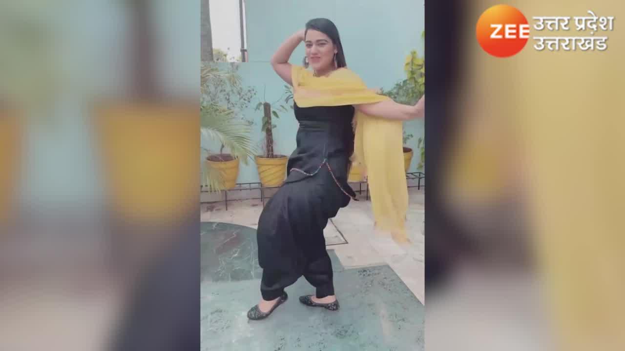 Indian Desi Girl Bang Bang Dance On Viral Haryanvi Song Ishaq Gone