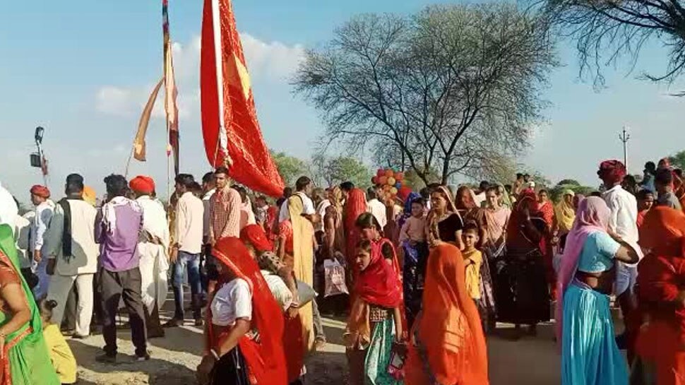 Awan Mata fair was celebrated with pomp devotees arrived with flag ...