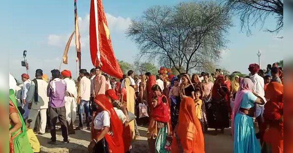 Awan Mata fair was celebrated with pomp devotees arrived with flag ...