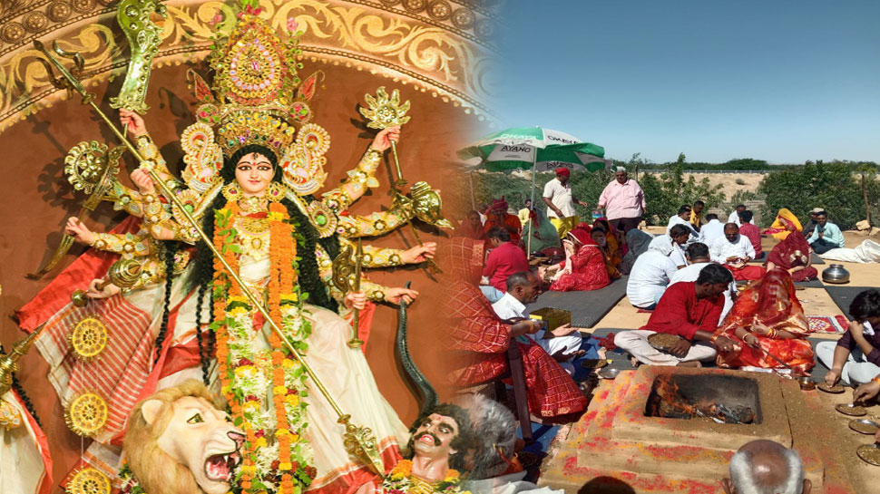 On Durgashtami in Jaisalmer Mahayagya was held at Hinglaj Mata temple ...