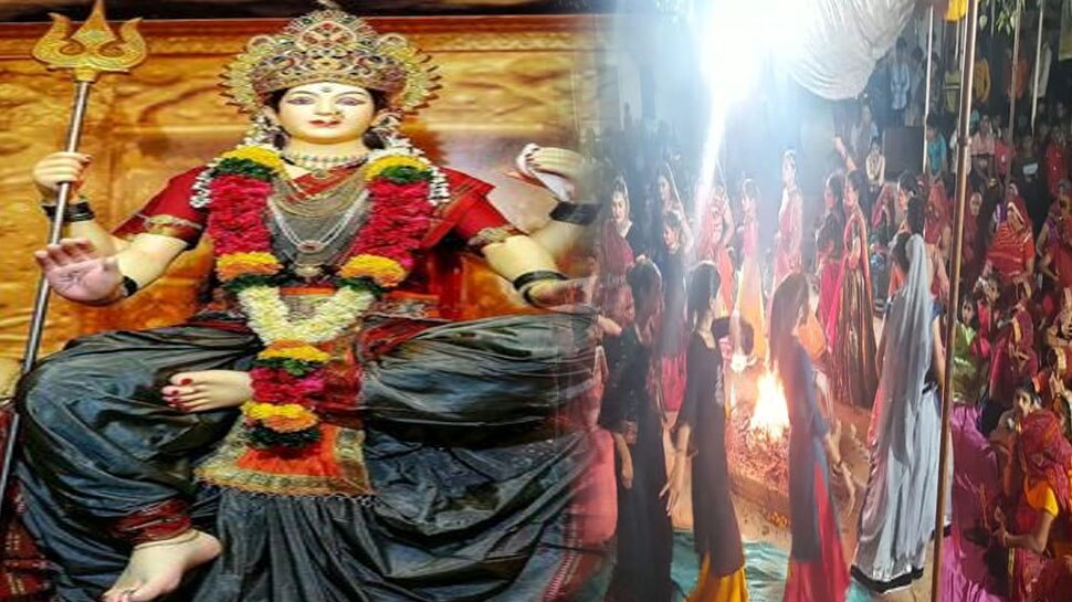 On the last day of Navratri the idol of Maa Bhavani was specially ...