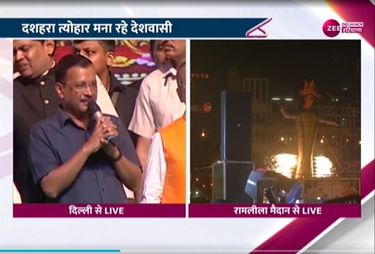 delhi luv kush ramleela ground CM arvind kejriwal chief guest dusshera ...
