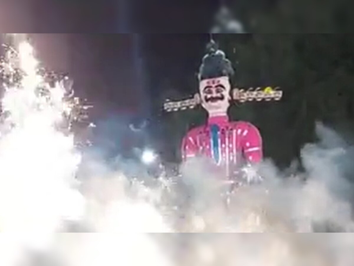 See the Dussehra 2022 Raavan Dahan of Madhya Pradesh in pictures apmp ...