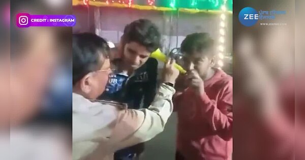 viral video of police gave punishment to boys for banging sirens bhompu ...