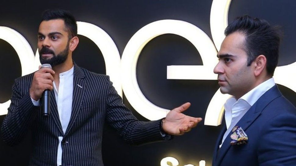 Virat Kohli With His Brother Vikas Kohli Virat Kohli With His Brother Vikas Kohli