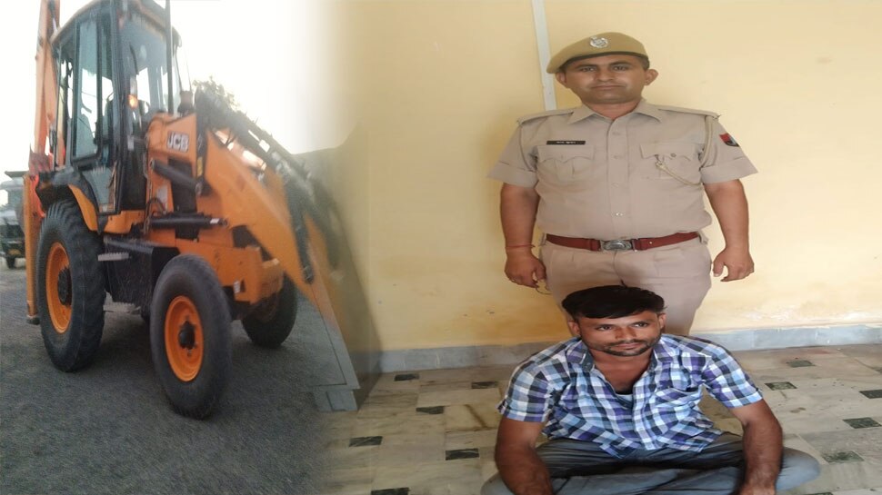 Bilara News Action against illegal mining mafia JCB and dumper seized ...