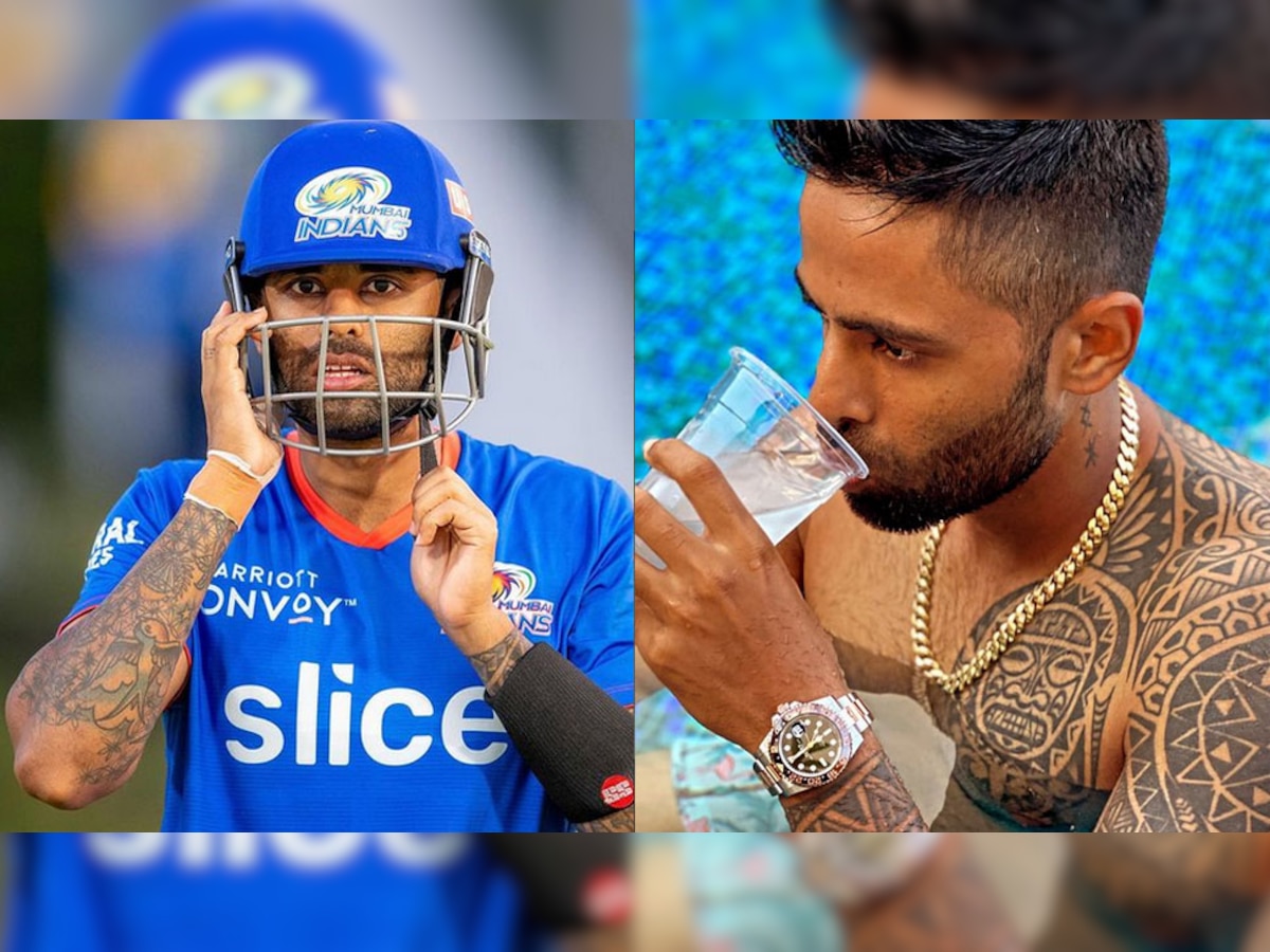 Suryakumar yadav body full of tattoos with his wife and parents name ...