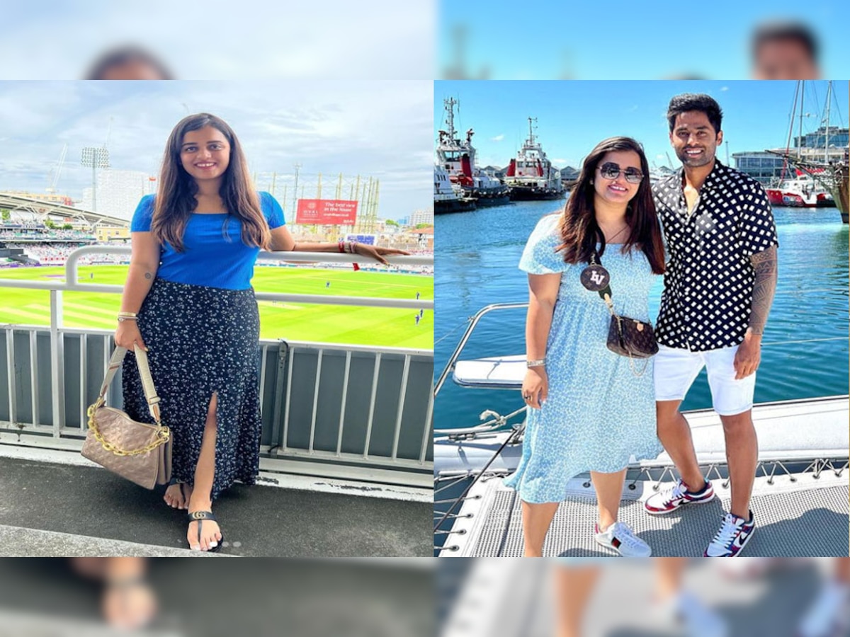 team india mr 360 degree SuryaKumar Yadav and his wife Devisha Shetty ...