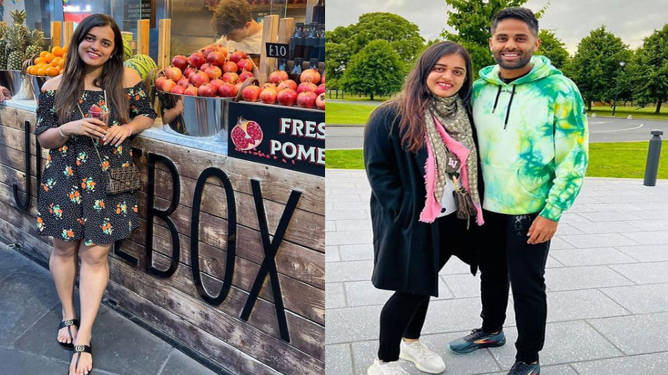 team india mr 360 degree SuryaKumar Yadav and his wife Devisha Shetty ...