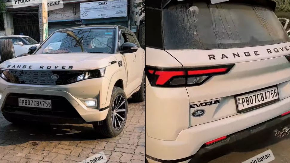 Maruti Brezza modified to 72 lakh Range Rover Video goes viral | Maruti ...