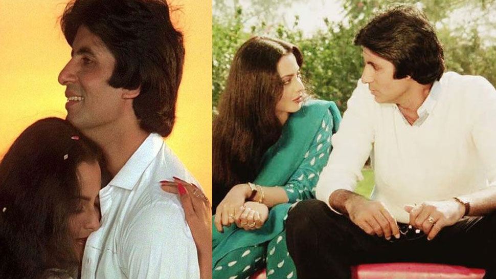 Amitabh Bachchan Rekha First meeting rekha love at first sight 1st ...