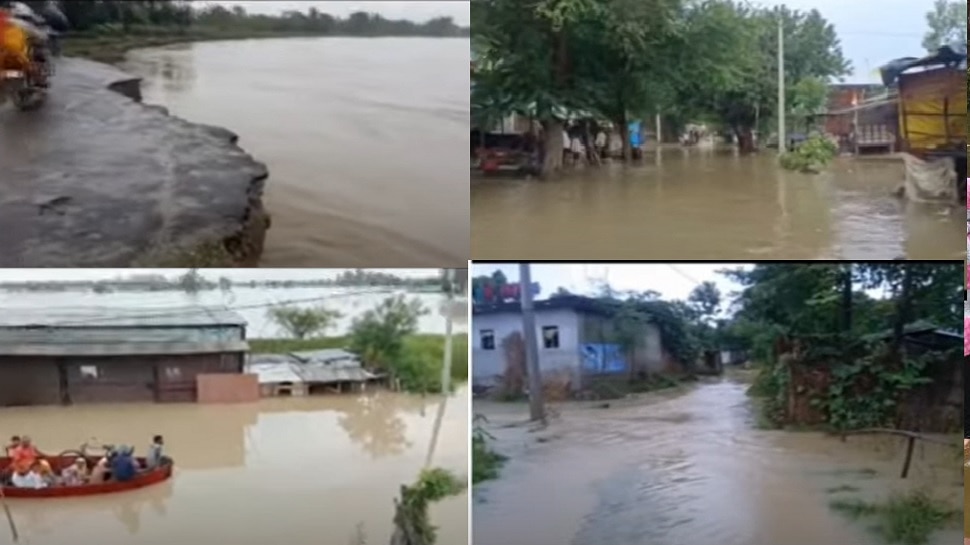 up heavy rain floods uttar pradesh wreak havoc 1370 villages 18 ...