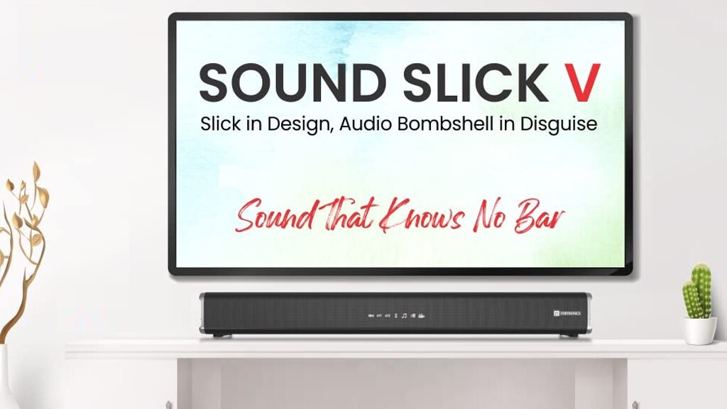 Soundbar Under 5K Portronics Sound Slick IV And Slick V Soundbars ...