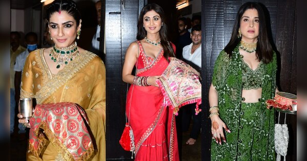 Bollywood celebrities reached Sunita Kapoor house for Karwa Chauth 2022 ...