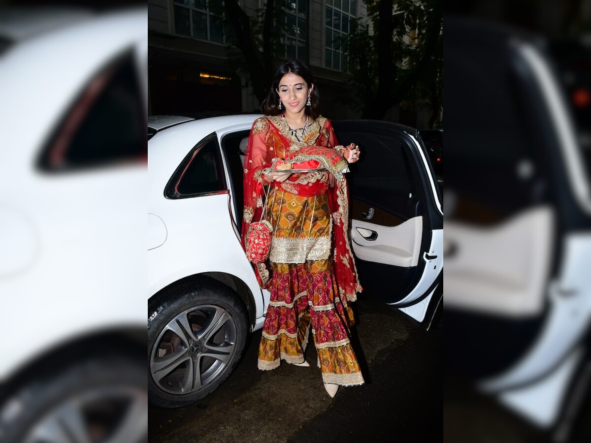 Bollywood celebrities reached Sunita Kapoor house for Karwa Chauth 2022 ...