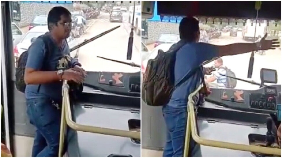 bus passenger in pune started screaming and alleged that driver ...