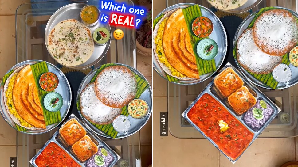 Real Or Fake: Seeing in the picture, tell which plate is the food kept in | Real Or Fake: तस्वीर ...