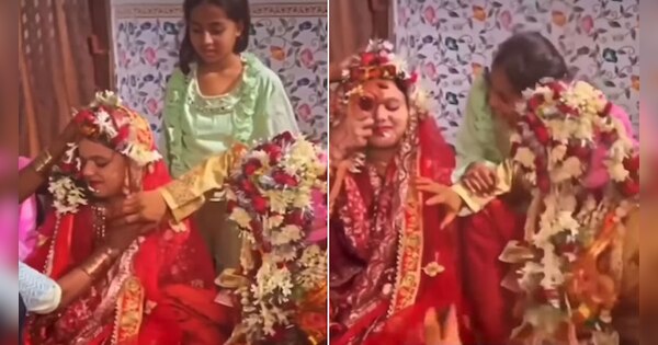 groom shocked excited to watch bride before marriage funny video goes ...