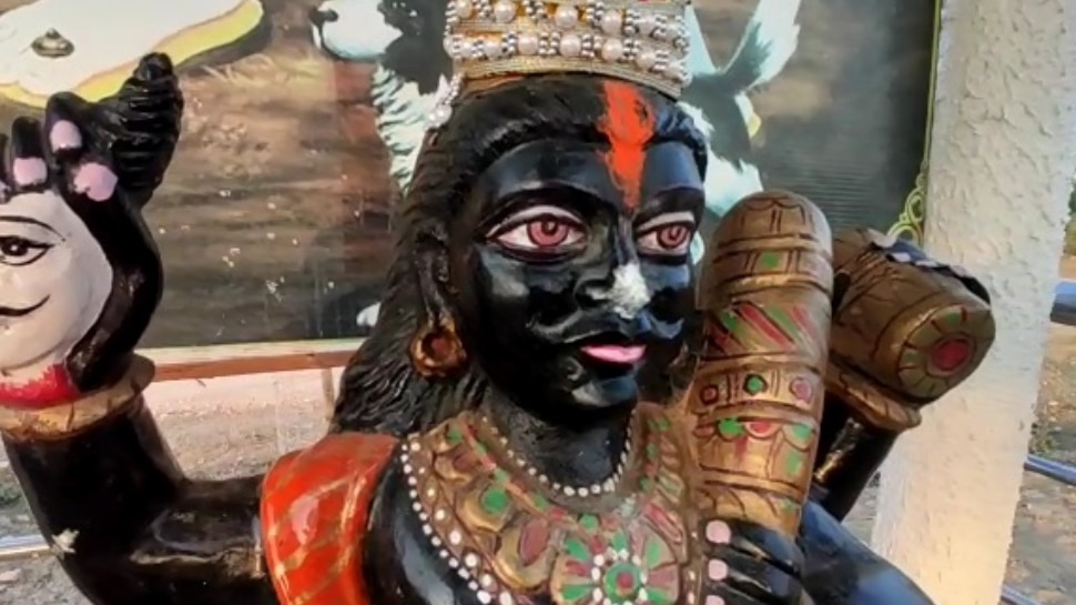 Beawar In the crematorium of this society the Bhairav statue was broken ...