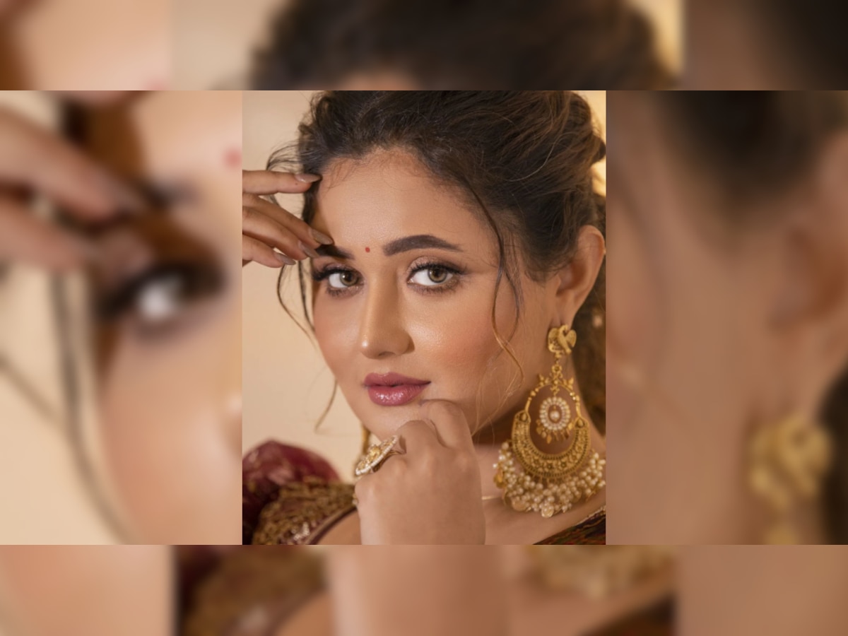 Rashmi Desai Saree Photos wreaks havoc in magenta sari and golden ...