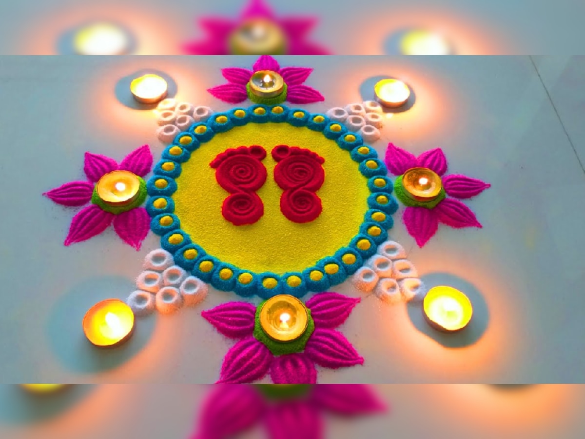 Diwali rangoli best and simple designs rangoli kese bnaye Diwali ...