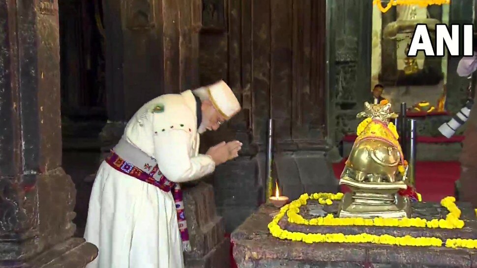 PM Narendra Modi kedarnath dham himachal dress chola dora photo gallery ...