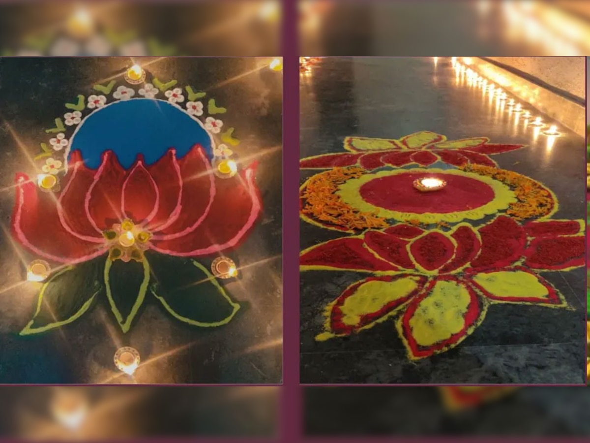 Diwali Rangoli 2022 vastu shastra tips best rangoli designs| Diwali ...