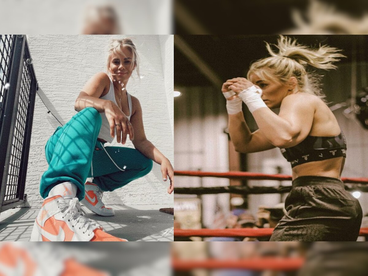 american boxer and ufc fighter paige vanzant viral hot photoshoots ...