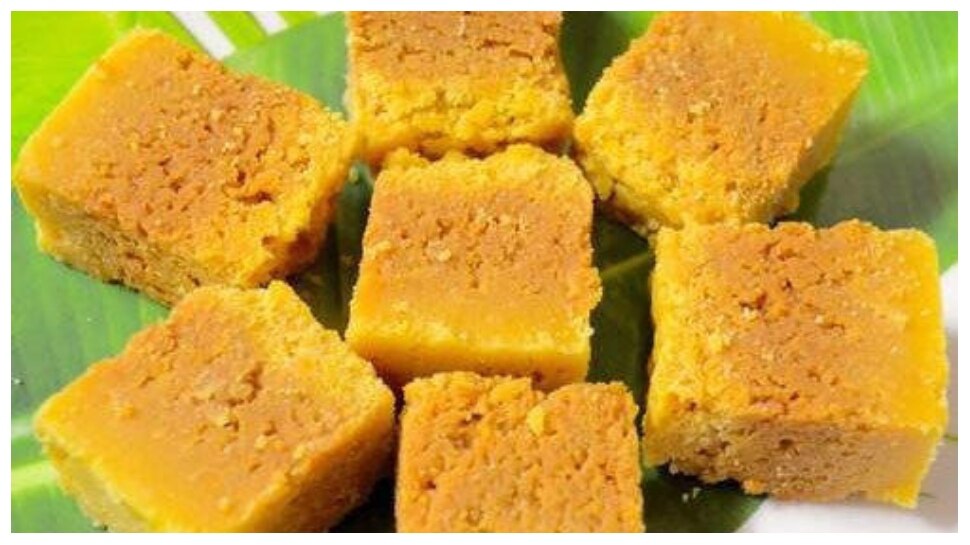 Mysore Pak recipe Diwali 2022 sasti easy homemade mithai | मैसूर पाक से ...