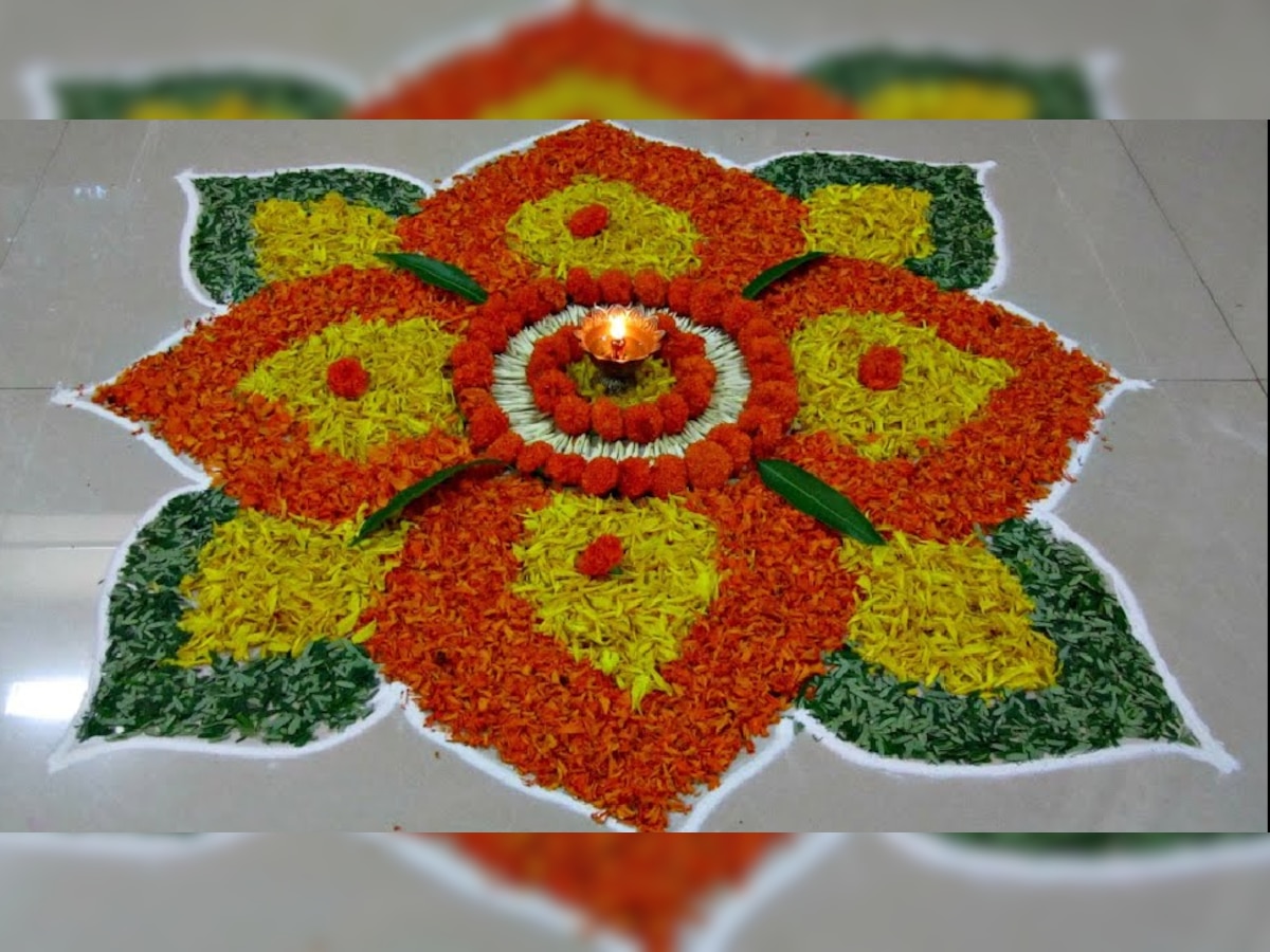 Diwali rangoli new designs Beautiful and Simple pictures rangoli bnane ...