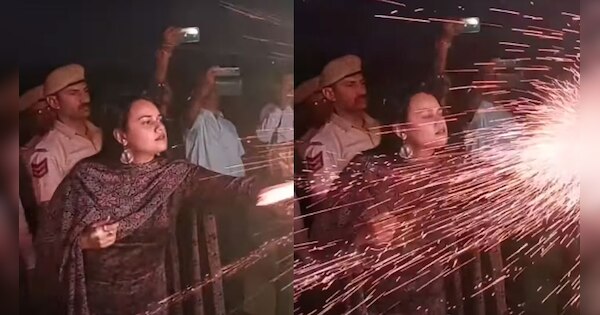 Ias Tina Dabi escapes burn during fireworks video viral on social media ...