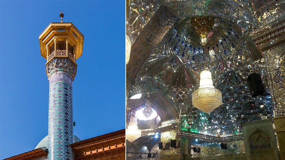 Iran s Chirag Shah Dargah history in hindi structure and photos | ईरान ...