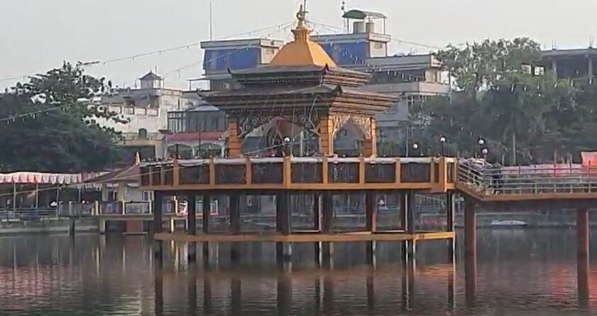 very special Chhath Puja is in this surya mandi of Nepal paramilitary ...