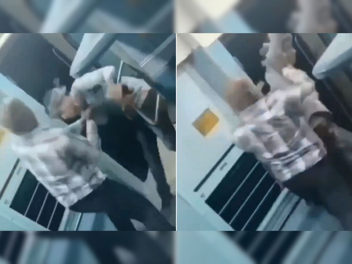 indian railways train man fights with boy throw him from running train ...