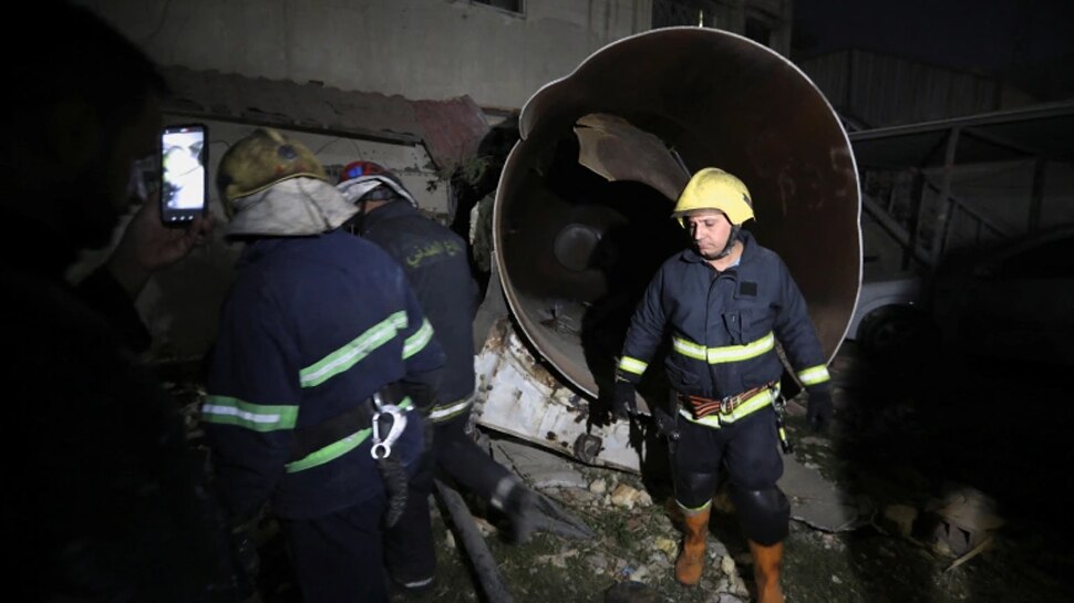 iraq accident 9 died in tank blast near football ground smzs