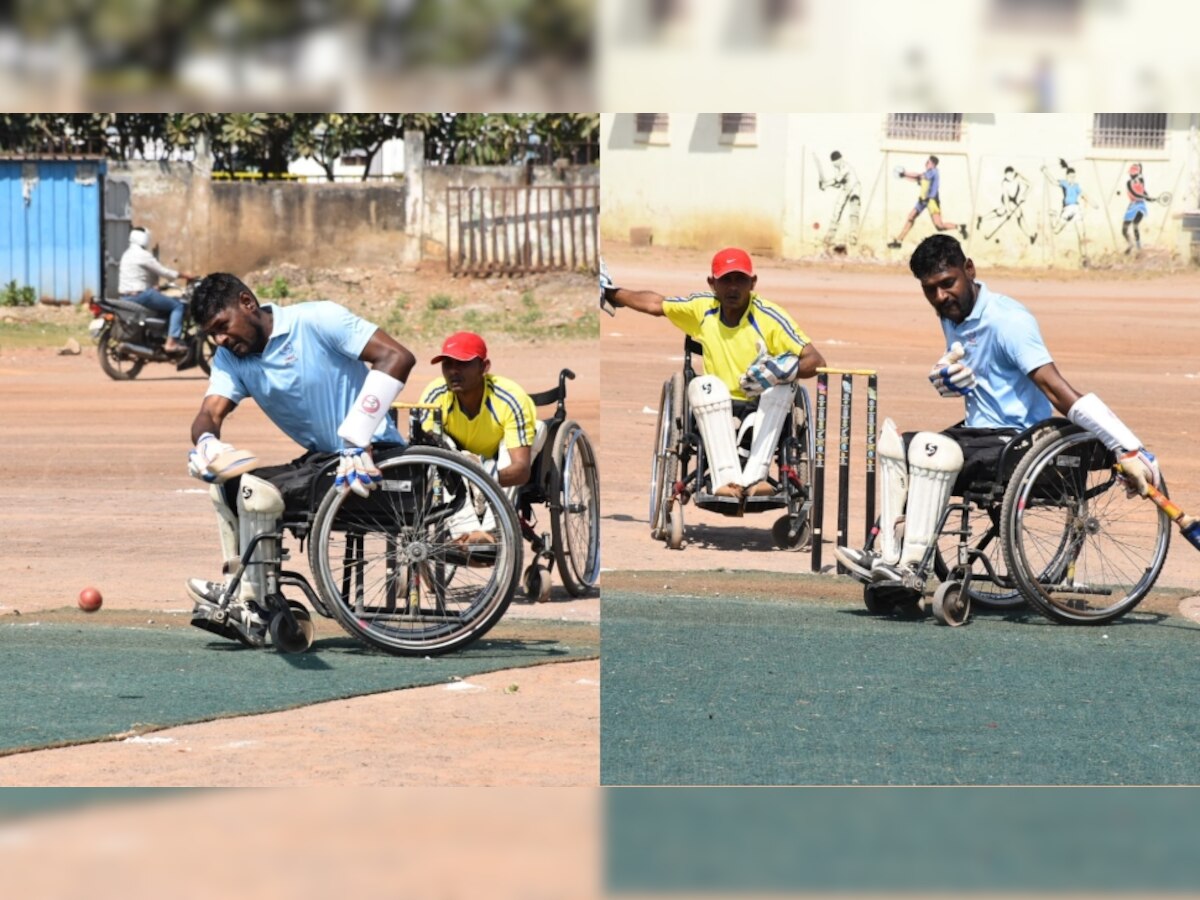 Rajnandgaon Divyang Cricket Competition Players played match with ...