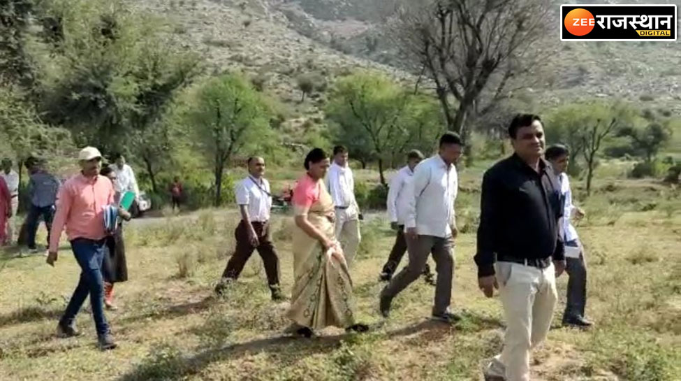 Neemkathana DM IC Suman Panwar inspected RIICO area in Ganeshwar ...