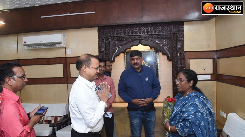 State Women Commission chairperson Rehana Riaz reached Bhilwara on tour ...