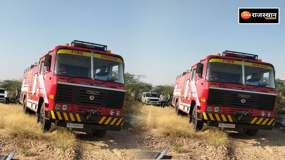 Nagaur Jayal Fire engine reaches after extinguishing fire 142 villages ...
