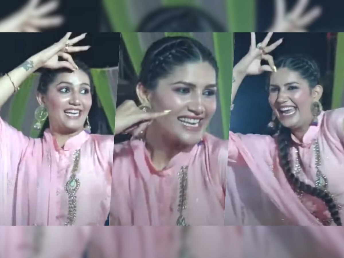 Sapna Choudhary dance video viral on social media gajban paani haryanvi song desi queen sapna ...