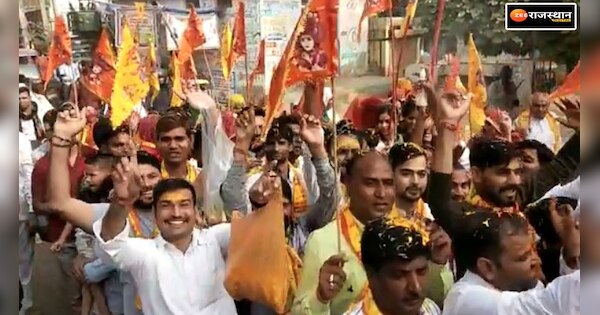 Alwar Kathumar News Rath Yatra taken out on birth anniversary of Baba Khatu Shyam Bhoomi worship ...