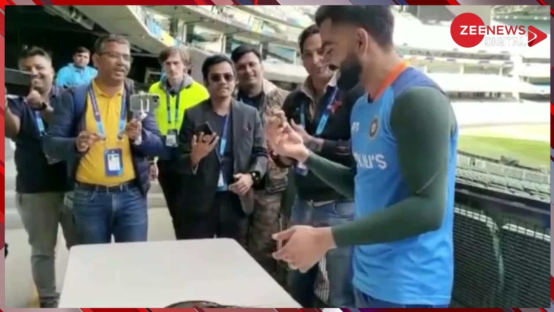 Virat Kohli Special birthday cake in Melbourne stadium celebrated with ...