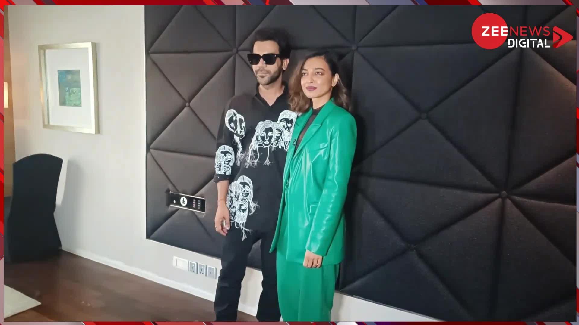 rajkumar rao radhika apte bold look during monica o my darling film ...