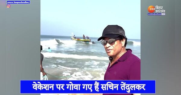 Sachin Tendulkar was seen eating fish on the beach, the video went ...