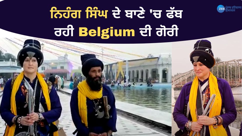 Belgium girl married with Nihang Singh in Kapurthala-RBPHH | ਸਿੰਘ ਦੀ ...